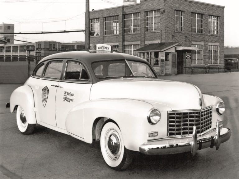 How did the Checker taxi cab become a New York icon?